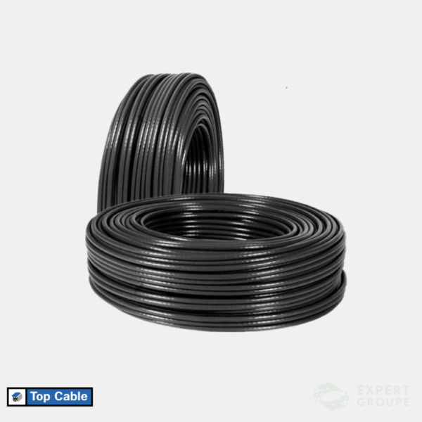Cable solaire 16 mm² TOP CABLE Noir Double isolation - Expert Groupe